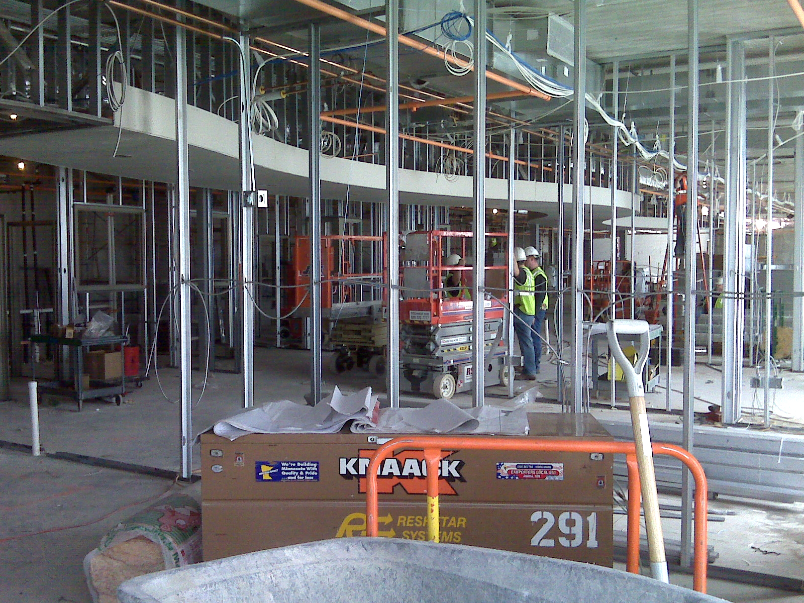 Radius Soffit / Interior Metal Stud Framing - Reshetar Systems, Inc.